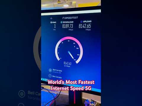 How Fast is the World’s Fastest 5G Network? 🚀 | Ookla Speed Test #speedtest #5g