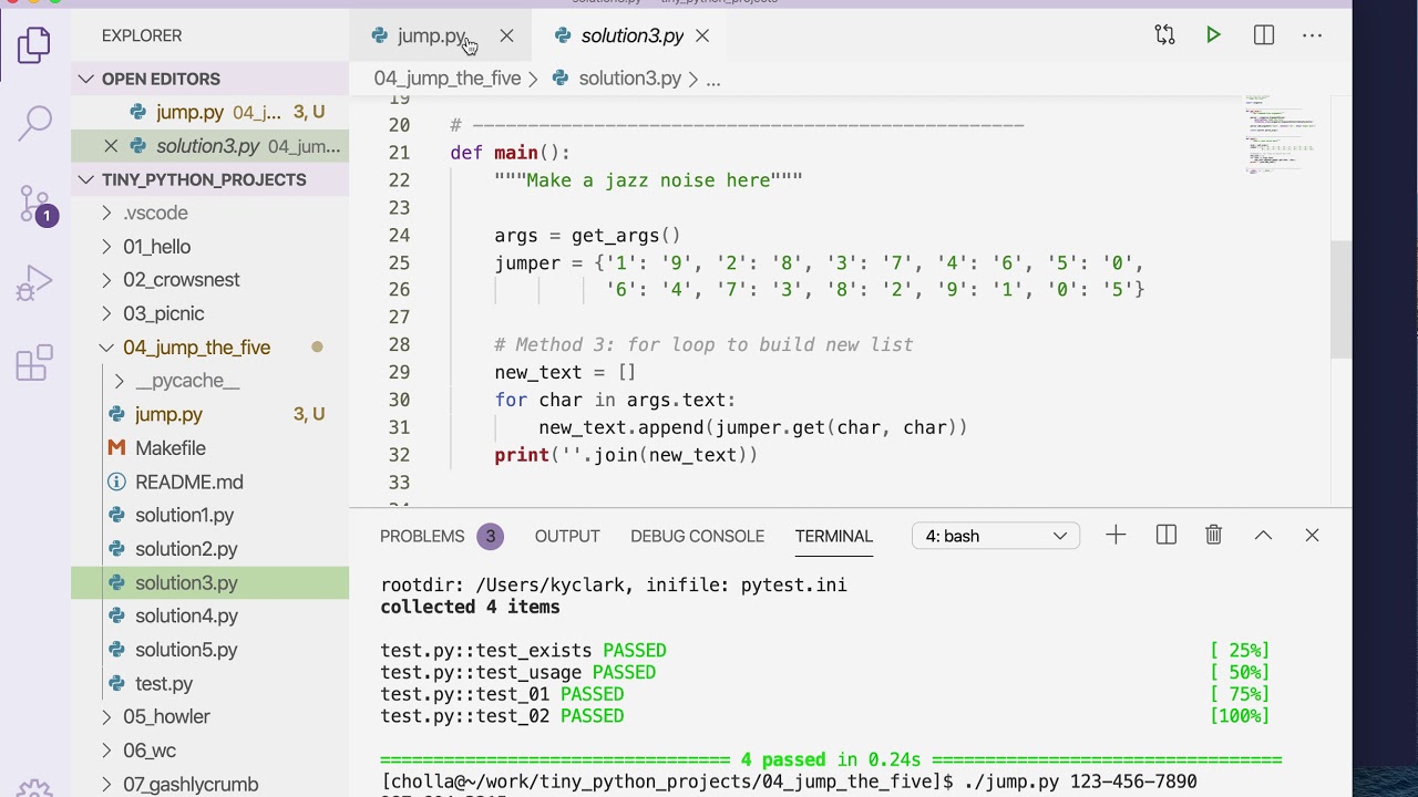 Tiny Python Projects: Ch 4 Pt 6 (Solution)