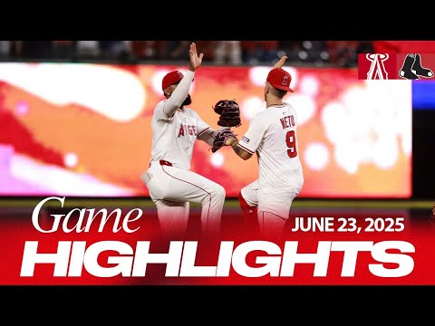 Red Sox vs. Angels Game Highlights (6/23/25) | MLB Highlights