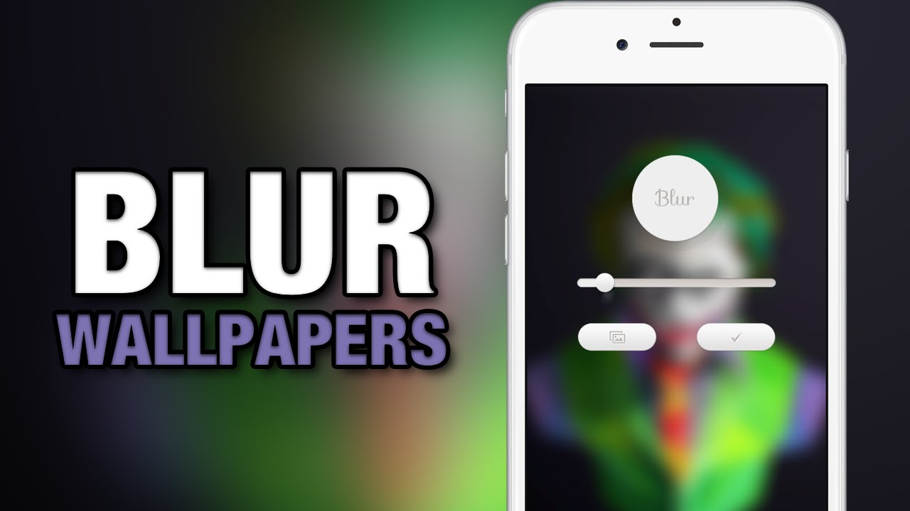 How To Blur iPhone Wallpapers 2016