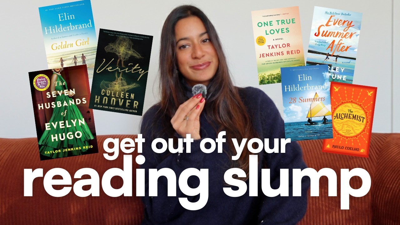 7 BOOKS TO GET YOU OUT OF A READING SLUMP | binge-worthy fiction books I read QUICK