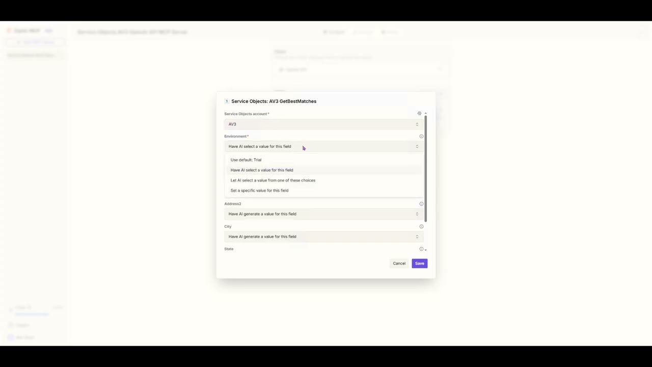 Address Validation 3 - US (AV3) and  OpenAI MCP - Service Objects