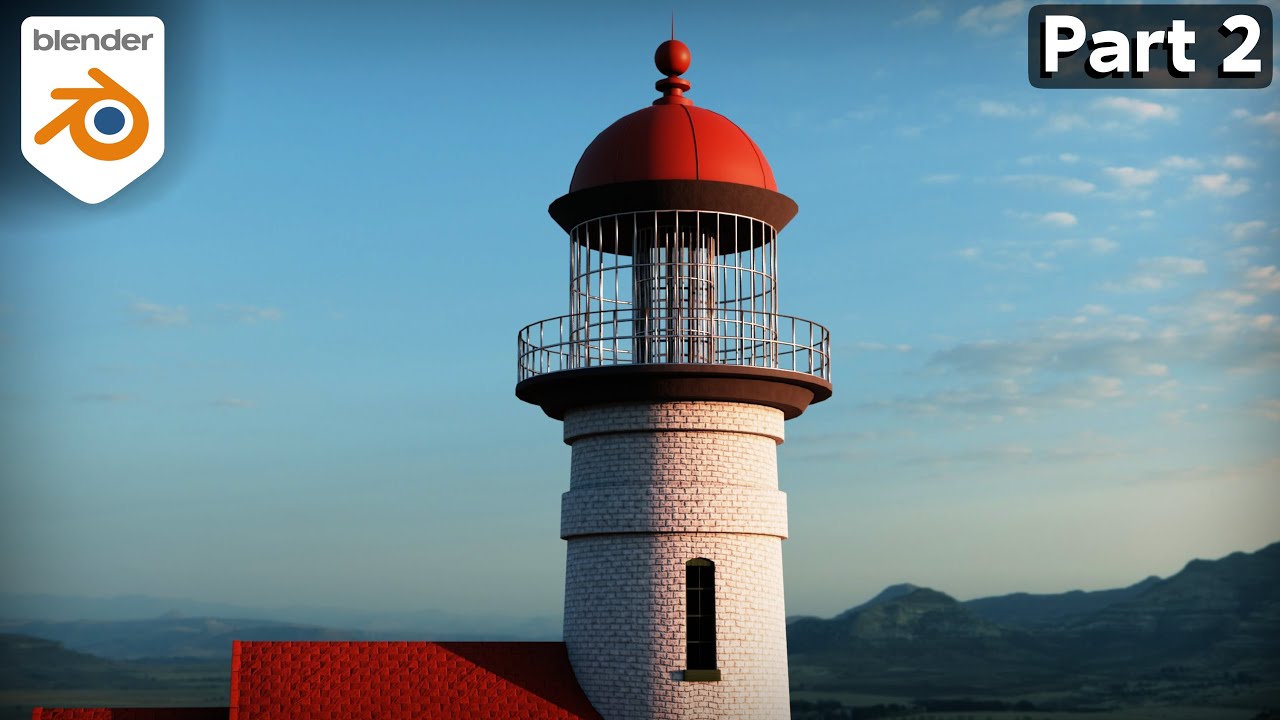 Creating a Lighthouse in Blender - Part 2 (Tutorial)