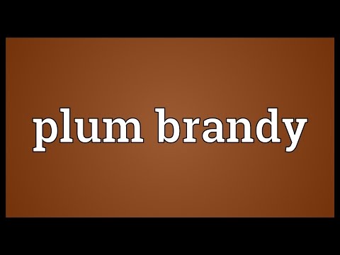 Plum brandy Meaning