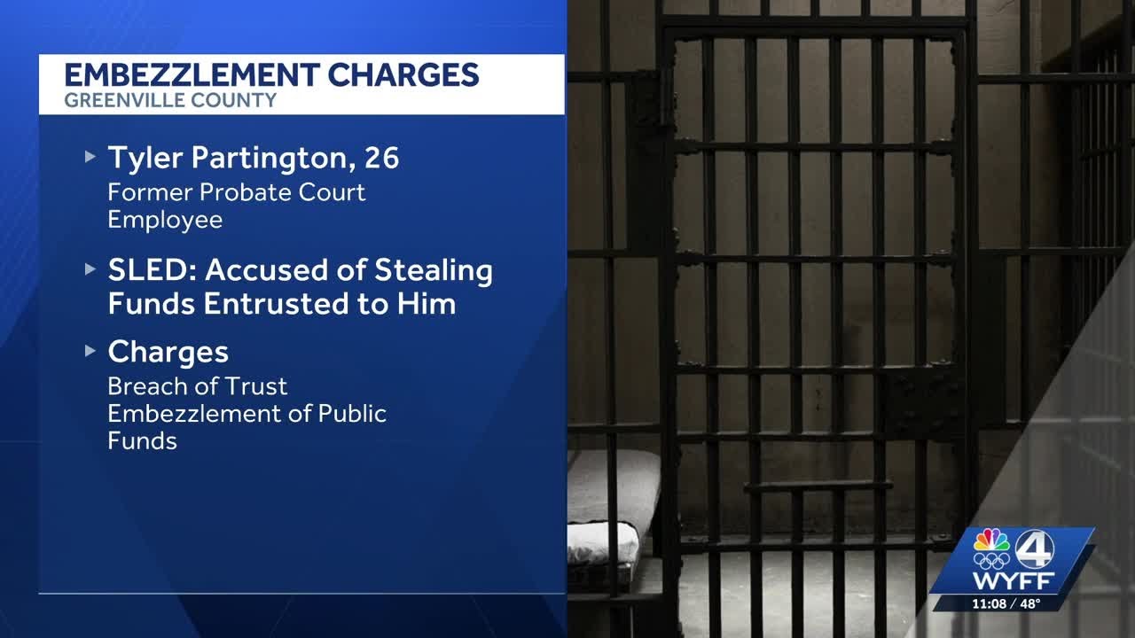 SLED charges former employee of Greenville County Probate Court for allegedly embezzling funds