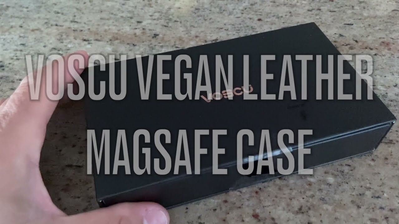 Voscu Vegan Leather MagSafe Case 2022