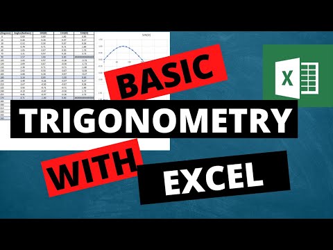 Trigonometry Functions in Excel - Sine, Cosine and Tangent