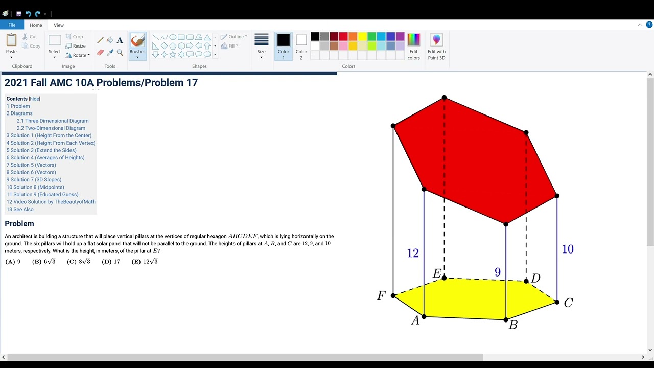 2021 Fall AMC 10A Problem 17