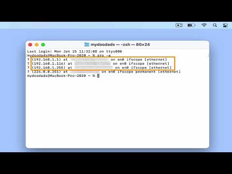 Useful macOS network terminal commands - An introduction to arp scan