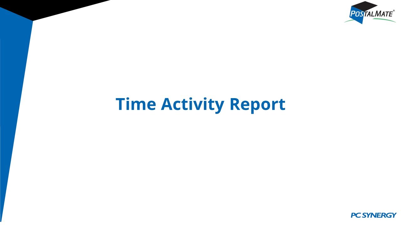 Time Activity Report
