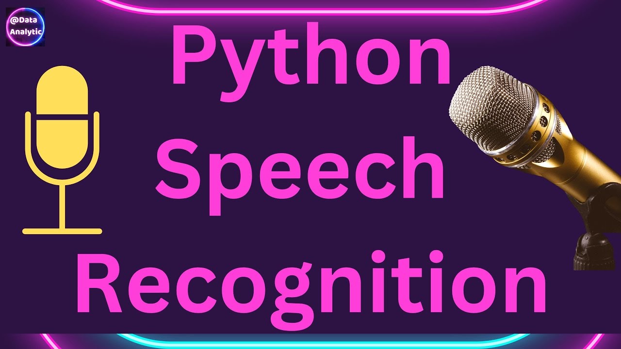 Python Beginners : Speech recognition in python |  Real Time Speech to Text in Python#4kvideo