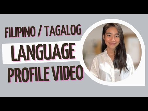Filipino or Tagalog Language Tutor Video #preply #tagalog #filipino #languagelearning