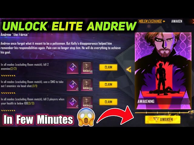 Elite Andrew vs A124: Which Free Fire character is better for ...