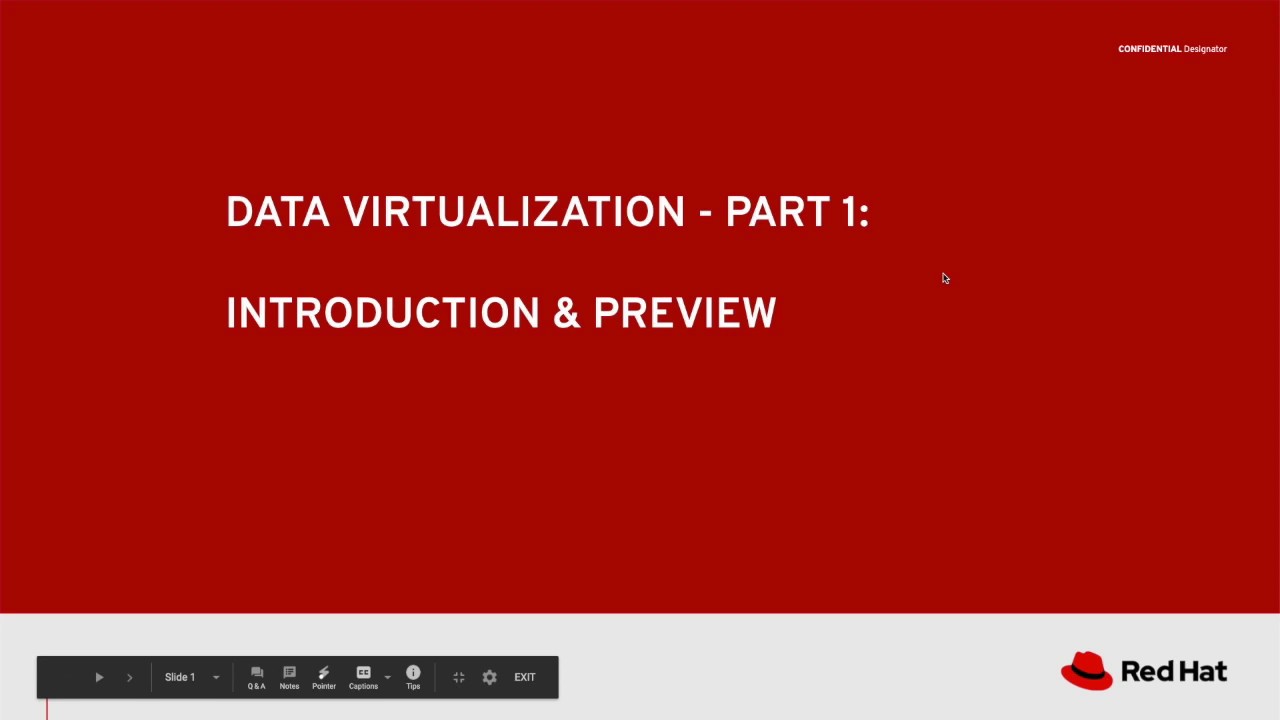 DATA VIRTUALIZATION - PART 1: INTRODUCTION & PREVIEW