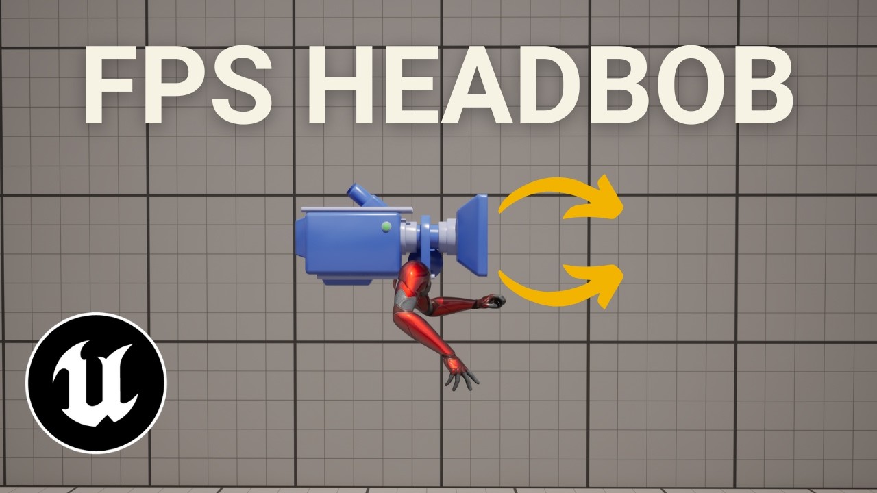 Realistic Headbob Camera Shakes for First Person | Unreal Engine 5 | First Person Locomotion