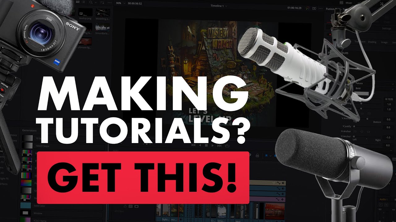 The Best Software & Equipment for Making Tutorials