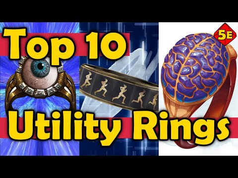 Top 10 Utility Magic Rings in DnD 5e
