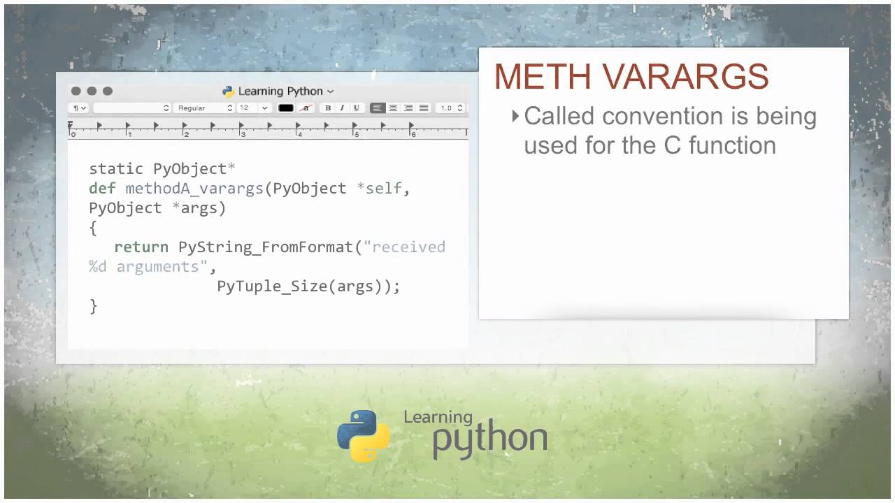Course Promo: Extending and Embedding Python
