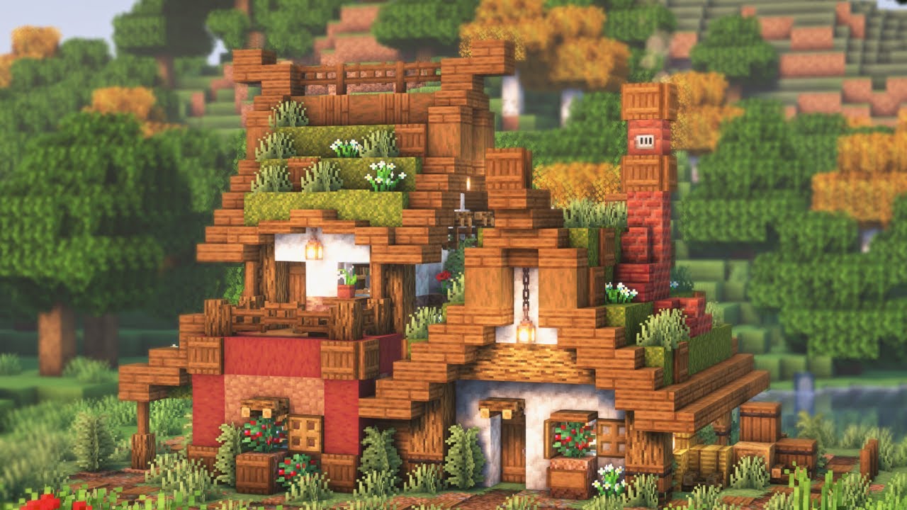 Minecraft: How To Build a Cozy Survival House | Relaxing Tutorial - Minecraft Builders