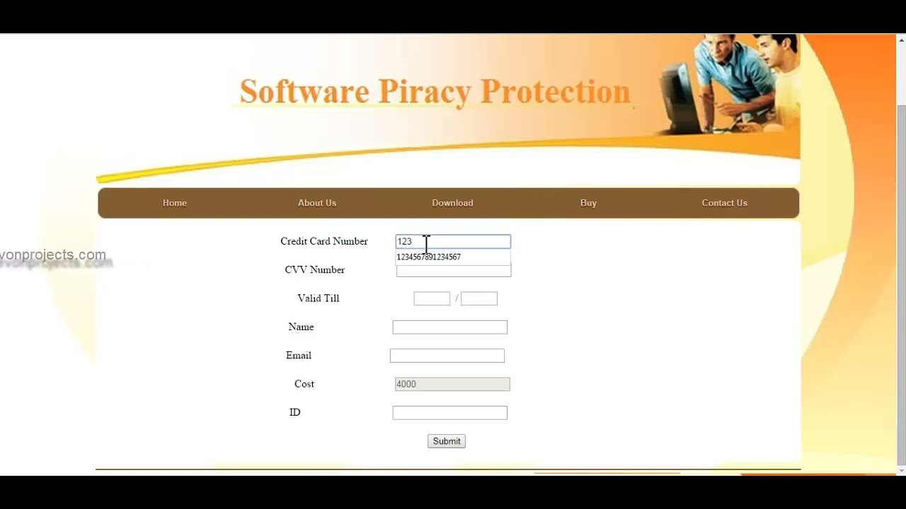 Software Piracy Protection Project
