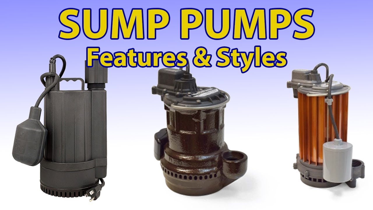 Buying Guide for Different Features of Sump Pumps