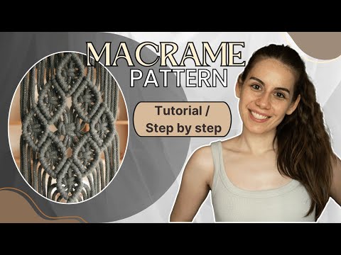 DIY Macrame Pattern | Tutorial 4K | Step by step