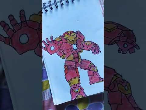Hulkbuster Drawing||Marvel Avengers Seris||2nd Drawing🎖️||#Shirts