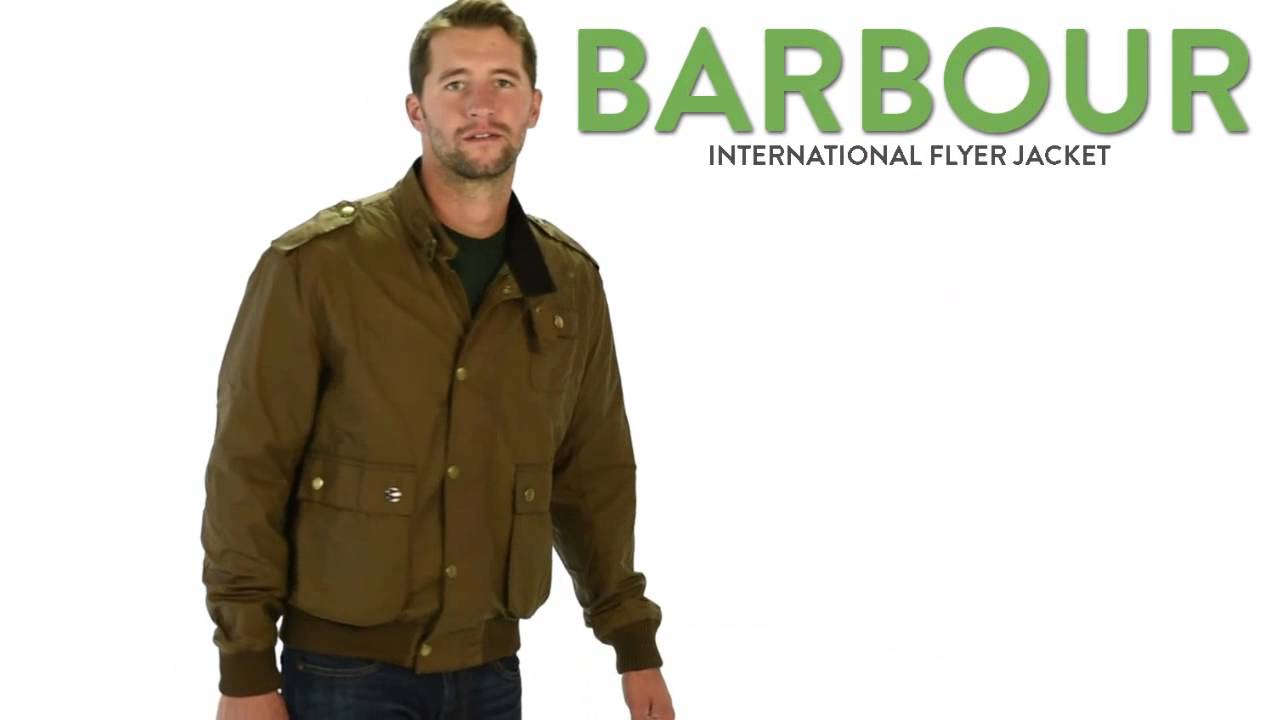 Barbour International Flyer Jacket - Waxed Cotton (For Men)