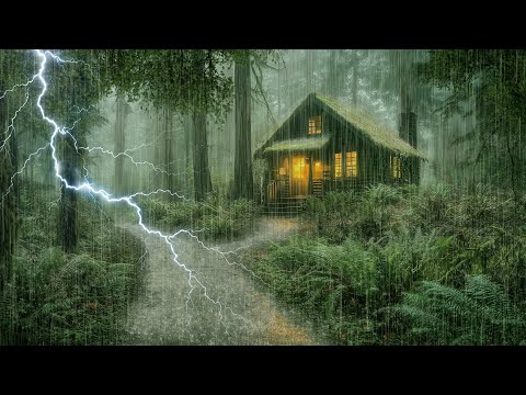 HEAVY RAIN AND THUNDER SOUNDS - DEEP SLEEP | Thunderstorm for Sleeping - Rain Sound Comfort #2