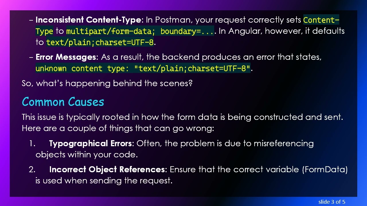 Resolving the Issue of Incorrect Content-Type Header in Angular 10 HttpClient