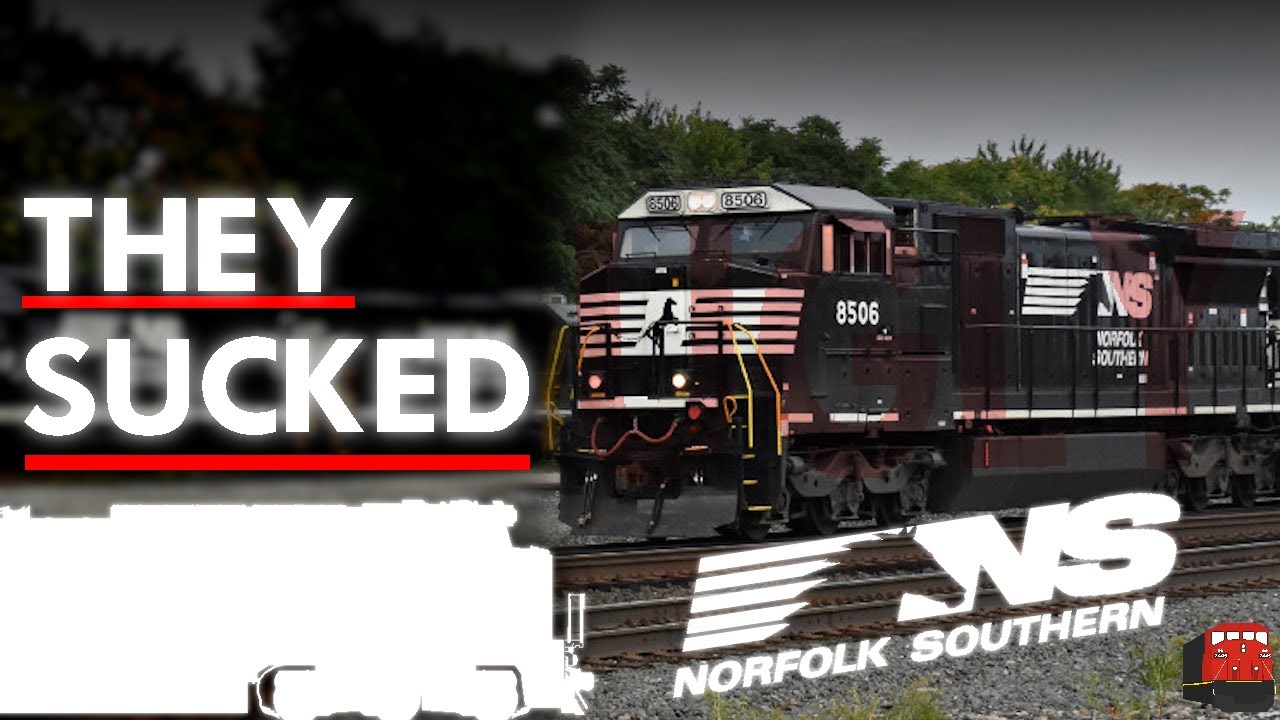 Norfolk Southern's FAILED Dash 8.5's (C40-8.5W)