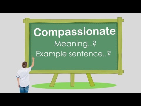 Compassionate meaning in Urdu | How to pronounce Compassionate | Compassionate with sentence example