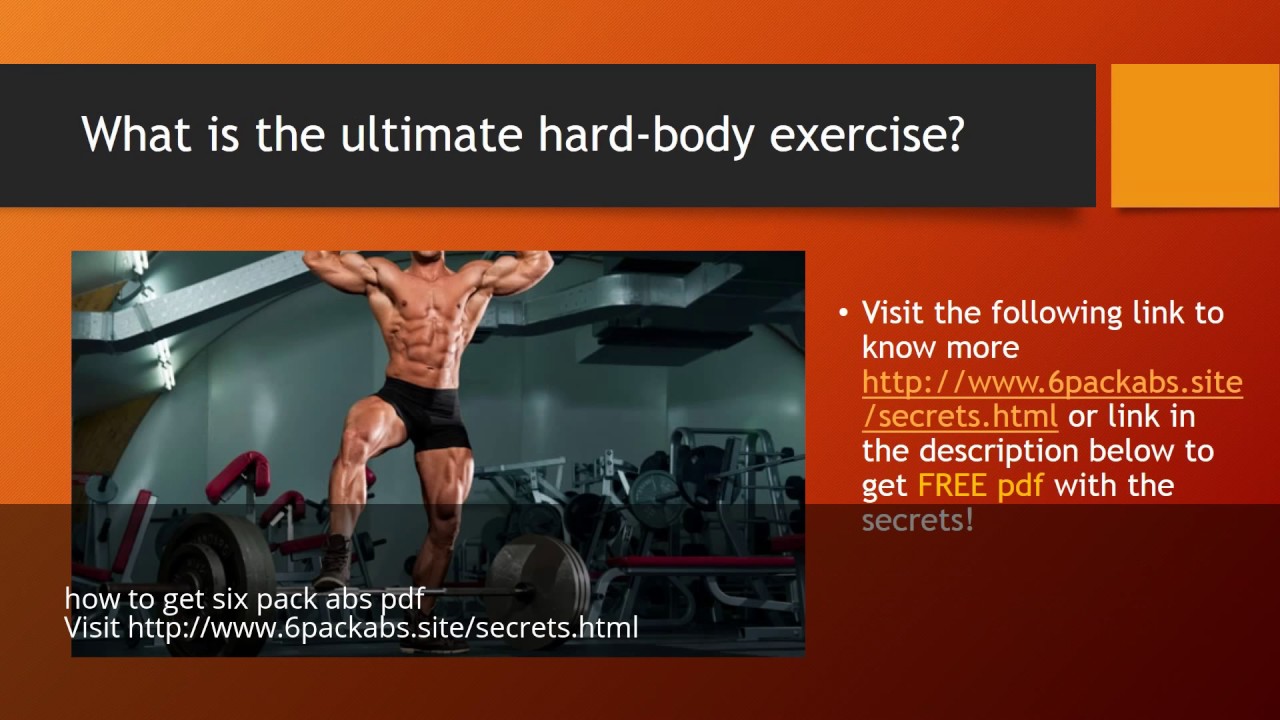 how to get six pack abs pdf