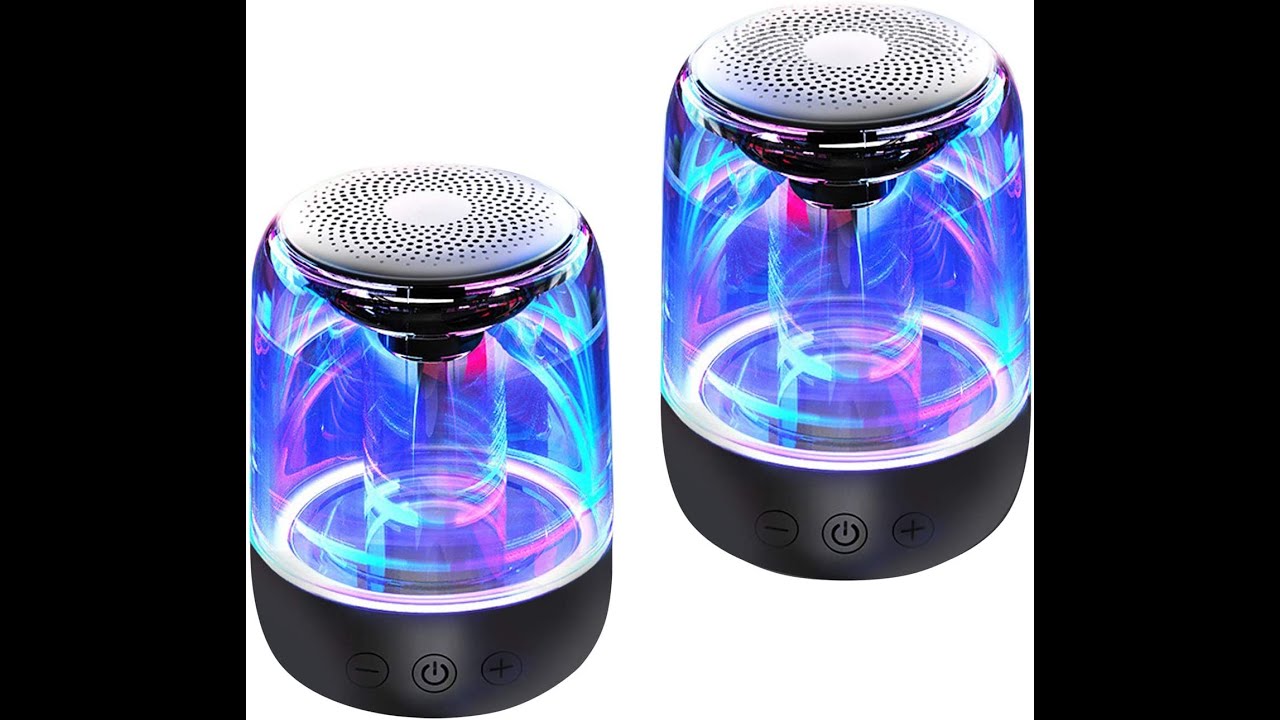 Megatek T4 Portable Bluetooth Speakers, Dual TWS True Wireless Stereo Speaker Set,100 Wireless Range