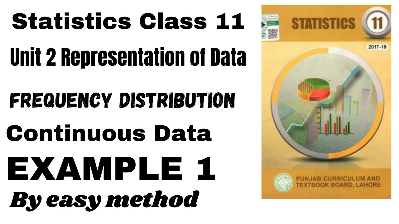 Statistics Class 11 Unit 2, Representation of Data, Example 1|Frequency distribution|@MathsAngles9