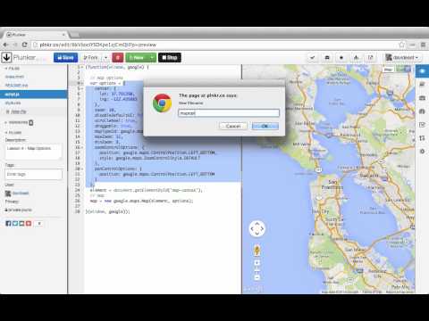 Custom Interactive Maps with the Google Maps API 04 Map Options Video Lecture - Customize ...