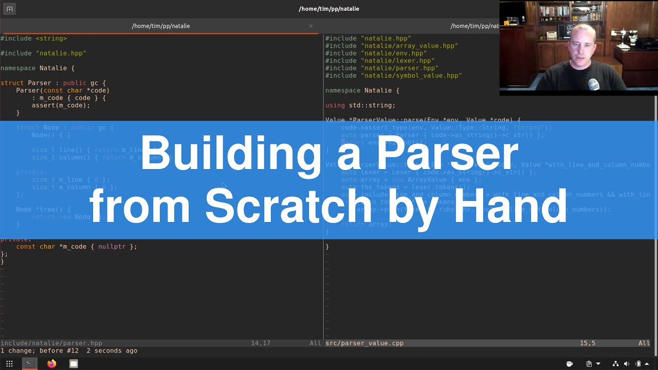 Parser Hacking [01]: Setting up our Recursive Descent Parser Boilerplate | Parsing Int and String