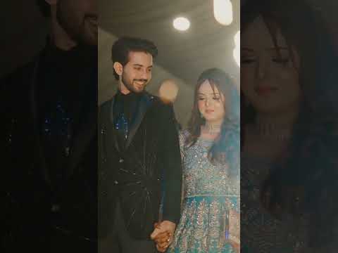 walima looks hafsha Shaheer khan and beautiful song dedicate by Hafsha #shortvideo #love#wedding#