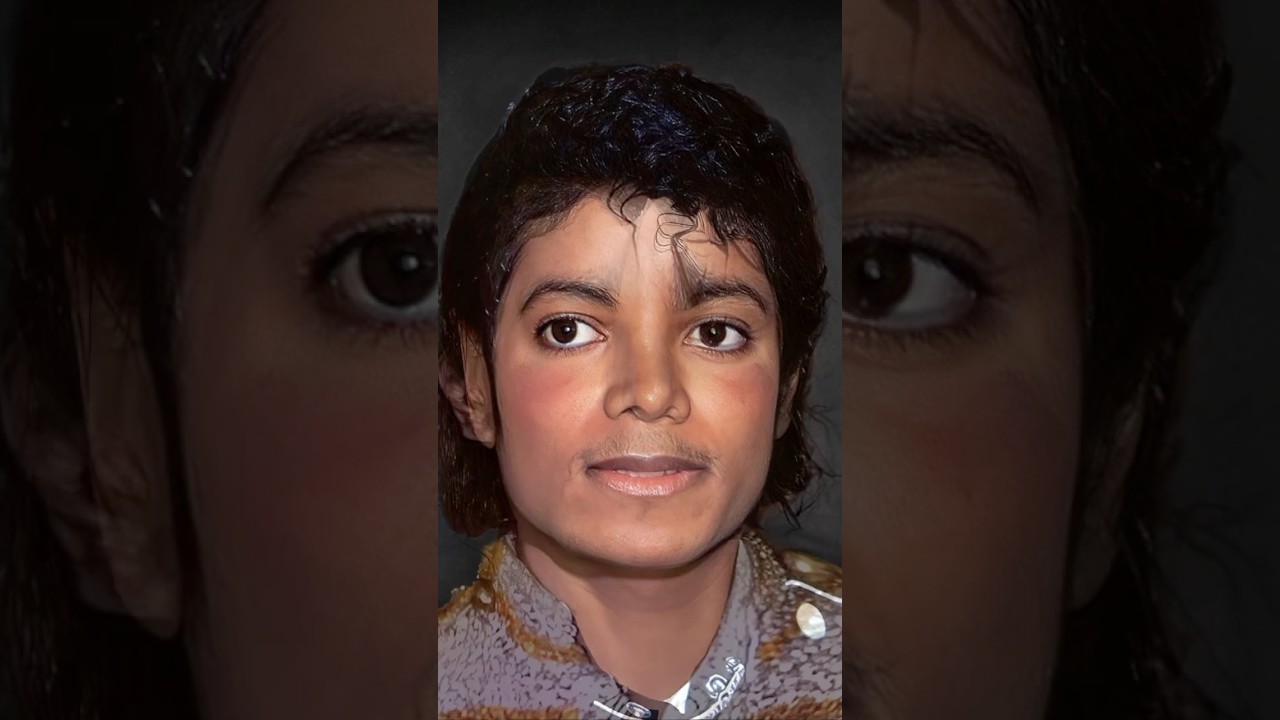 Evolution of Michael Jackson | AI Face Morph (1969-1992) #mj #michaeljackson #facemorph