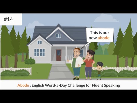 Abode Meaning and conversation examples || Learn English Vocabulary for Fluent Speaking