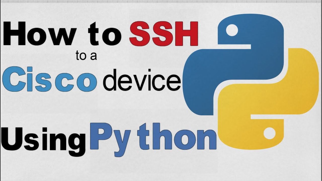 Automation Using Python | SSH to Cisco Device