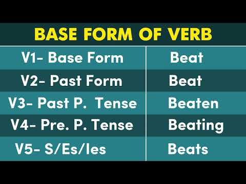 Conjugation English Verb to BEAT | BEAT Past Tense, Present, Future, Participle Form - V1 V2 V3