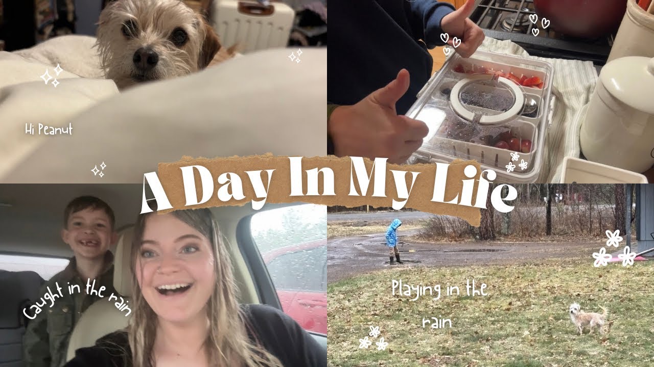 Getting Caught In The Rain | Work Update | Vlog 