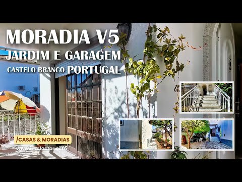 🏡 Moradia 6 Assoalhadas | Jardim e Garagem | Castelo Branco | Indisponível