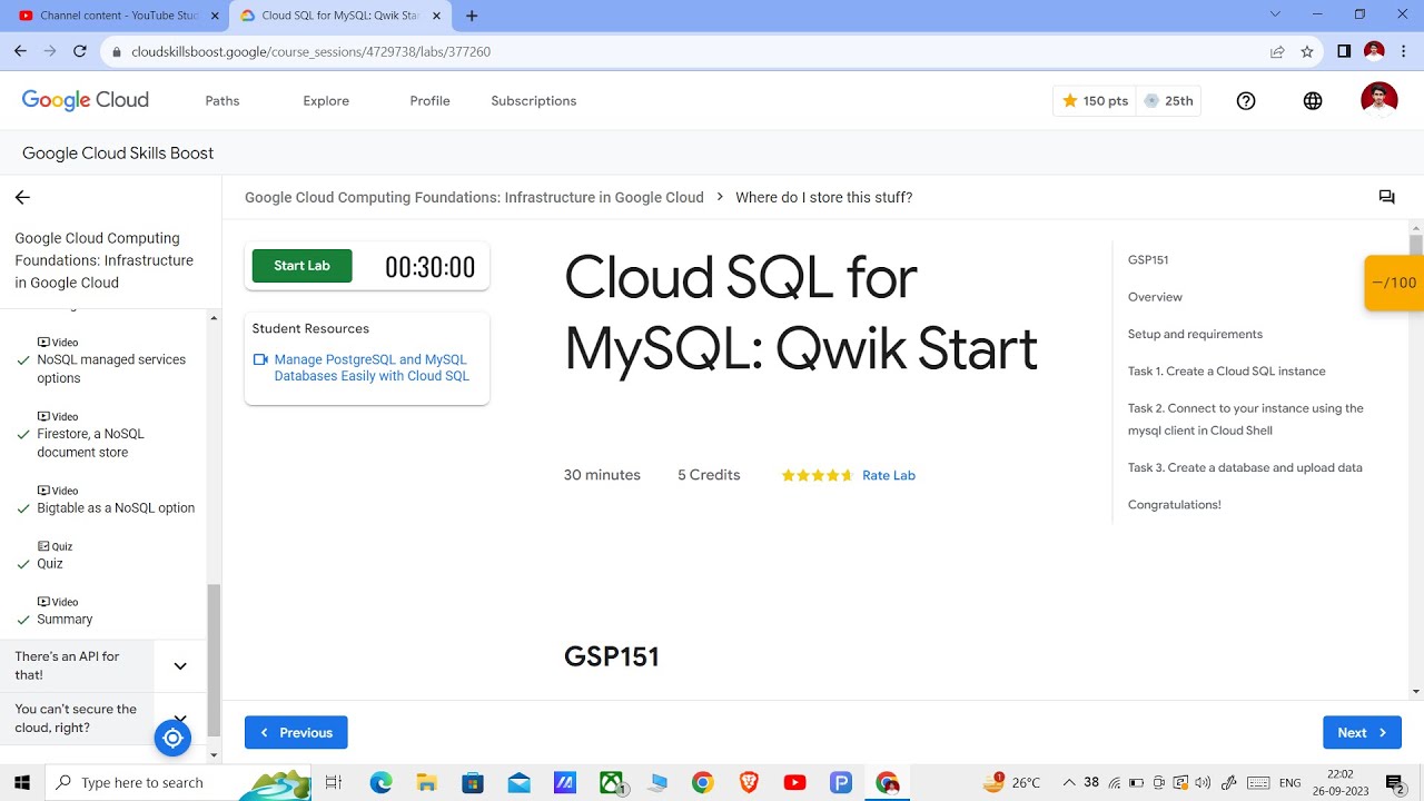 Cloud SQL for MySQL: Qwik Start