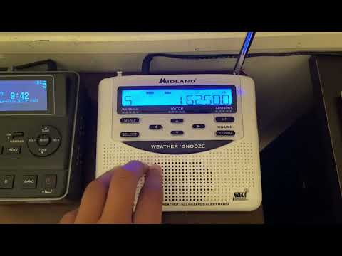 Receiving all 7 NOAA Weather Radio channels.