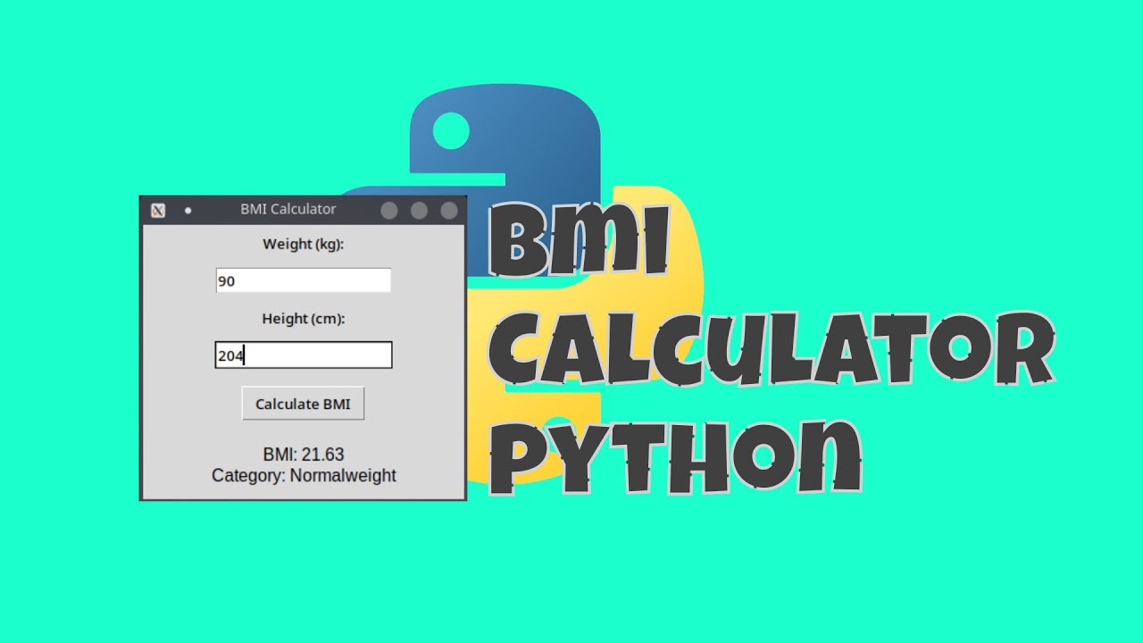 Build Your First Desktop App with Python! (Easy BMI Calculator GUI Tutorial)