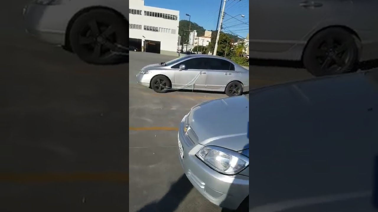 Unique Method of Securing Car Using Chain and Padlock Goes Viral ...