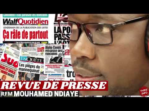REVUE DE PRESSE RFM , REVUE DE PRESSE AUJOURD'HUI 19 06 2025