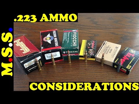 My 223 Ammo Considerations - XM193 and M855 are NOT my favorite.